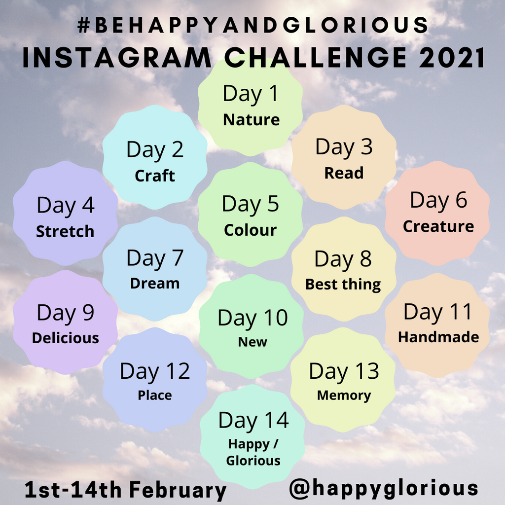 February social media challenge – Happy & Glorious