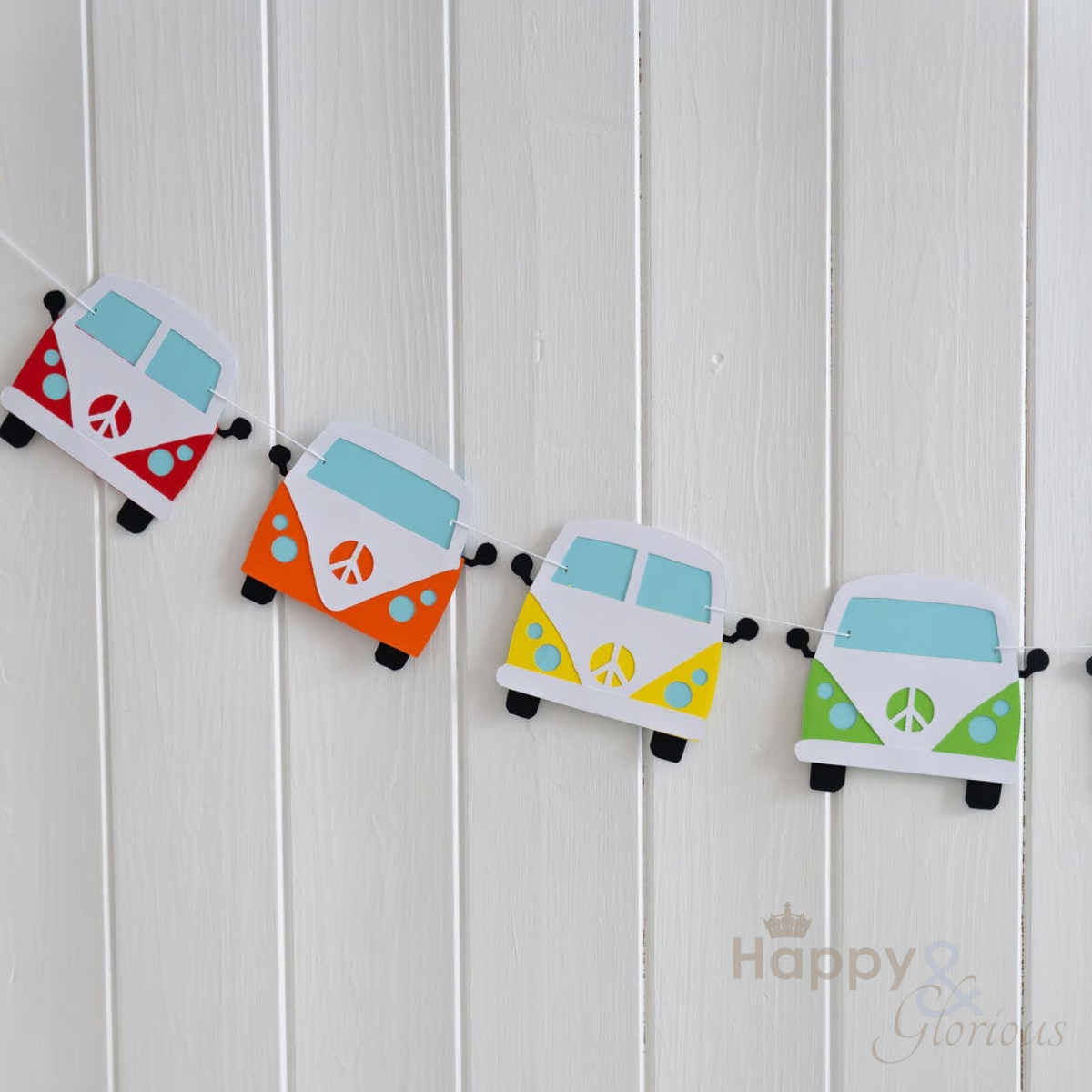 Jolly paper bunting - camper vans – Happy & Glorious